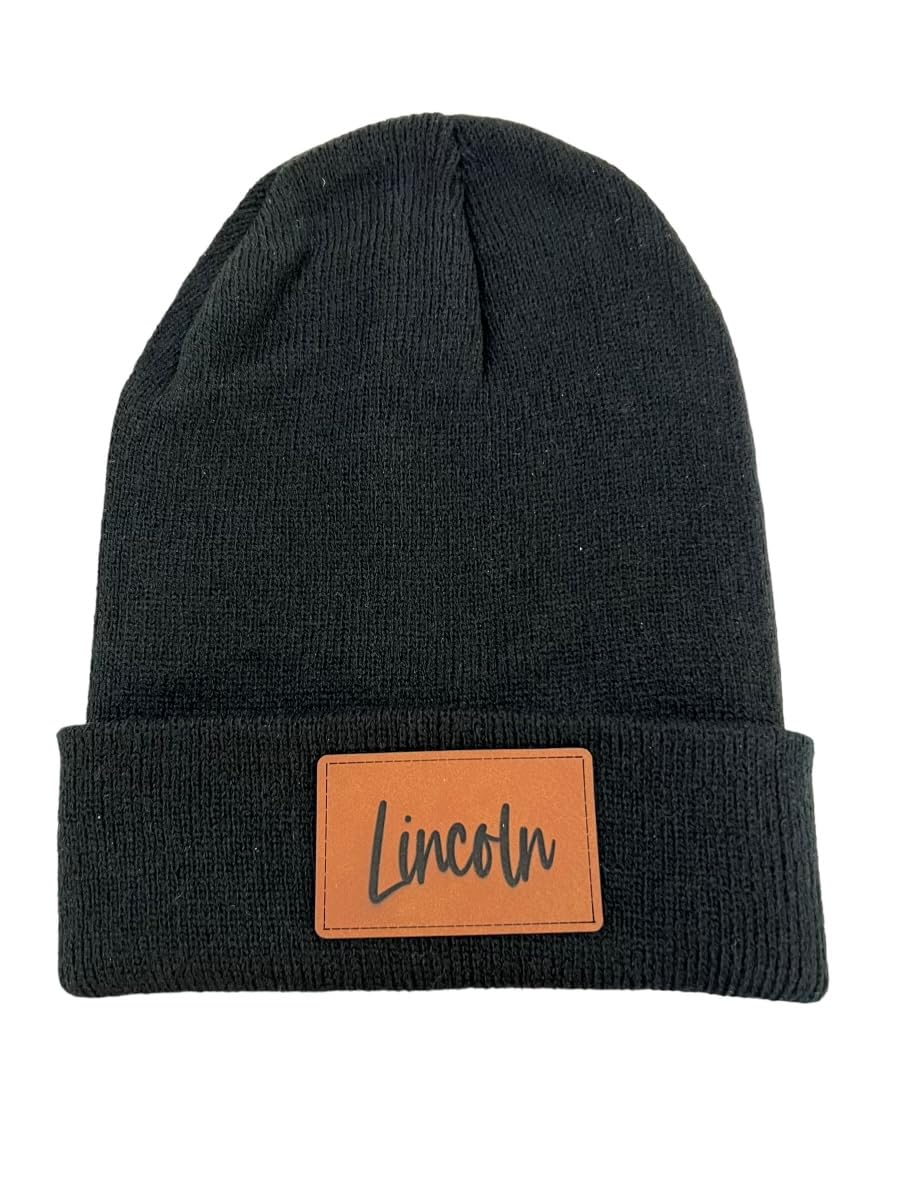 Silva lining designing Winter hat Beanie Matching Beanie Kids hat Personalized Beanie Personalized Winter hat (Infant(0-2yo), Black)