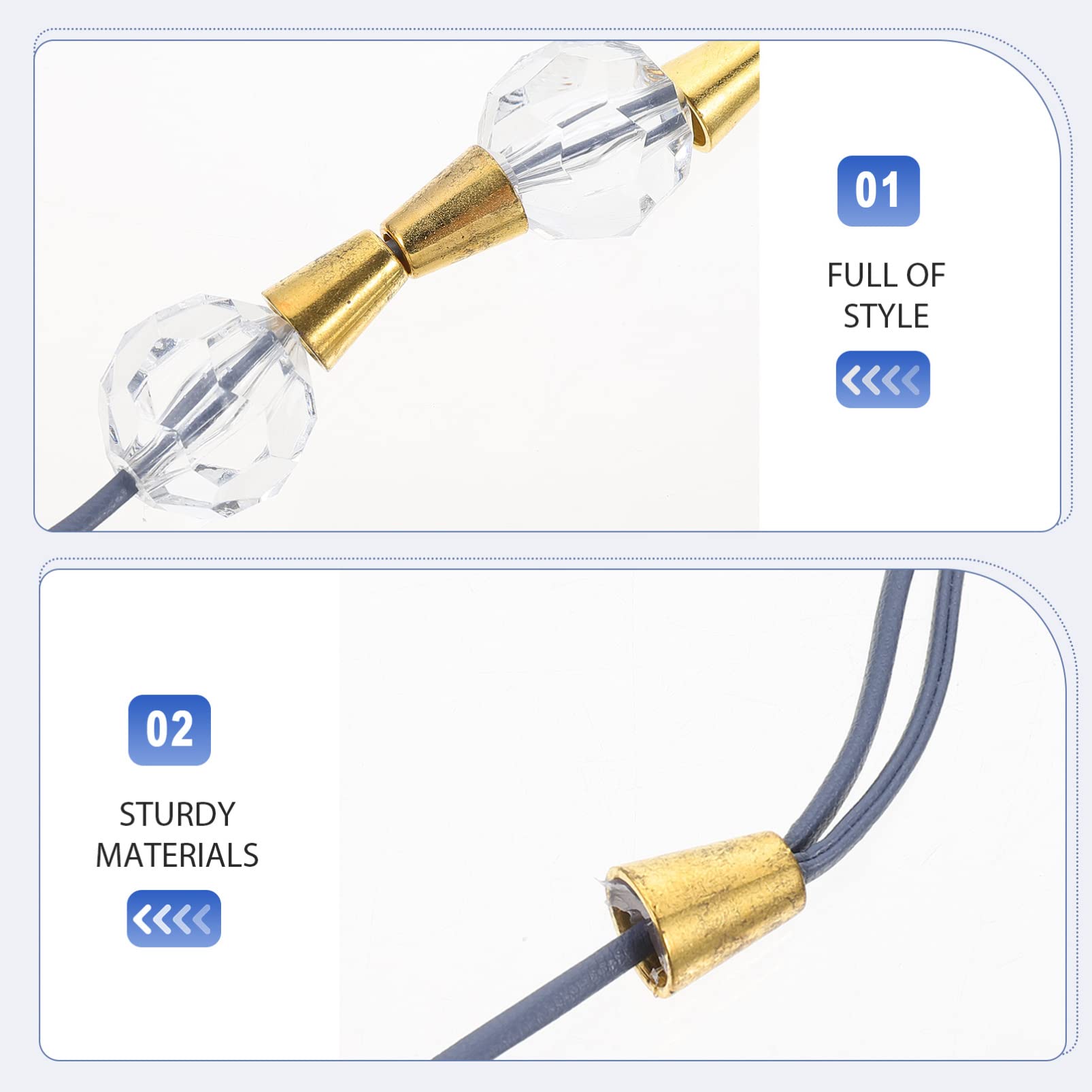 2pcs Crystal Curtain Rope Tie Rope Curtain Tieback Drapery Holdback Rope Curtain Holdback Home Curtain Fixing Strap Curtain Binding Strap Crystal Curtain Holder Retro Curtain Rope