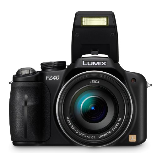 Panasonic Lumix DMC-FZ40 14.1 MP Digital Camera with 24x Optical Image Stabilized Zoom and 3.0-Inch LCD - Black (Discontinued by Manufacturer)