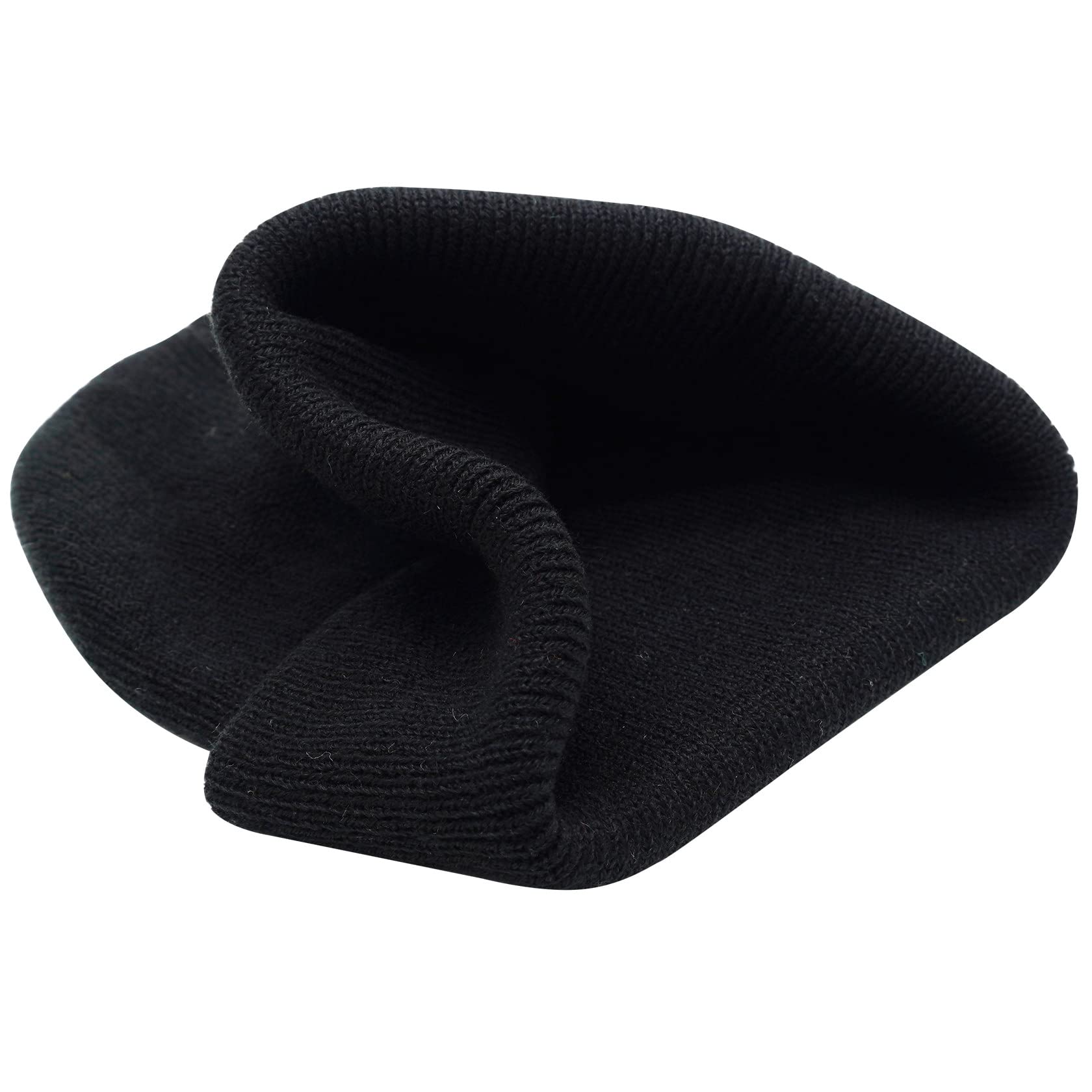55cube Baby Beanie 6-12 Months 12-18 Months 24-36 Months Black