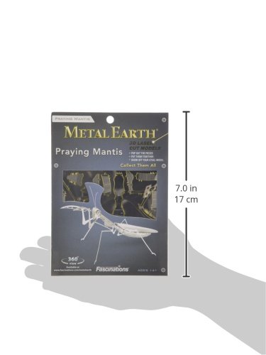 Metal Earth Fascinations Praying Mantis 3D Metal Model Kit