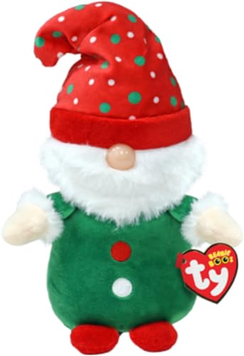 TY Beanie Boo Regular 15 cm Gnolan Gnome Green Xmas 2023