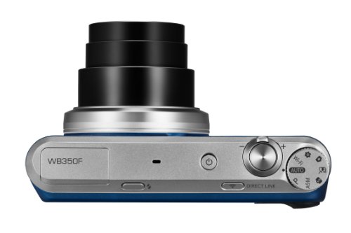 Samsung WB350F - 16.3MP BSI CMOS, 21X Optical Zoom, 3-inch LCD touchscreen, 1080p HD Video, Smart WiFi and NFC Digital Camera - Blue