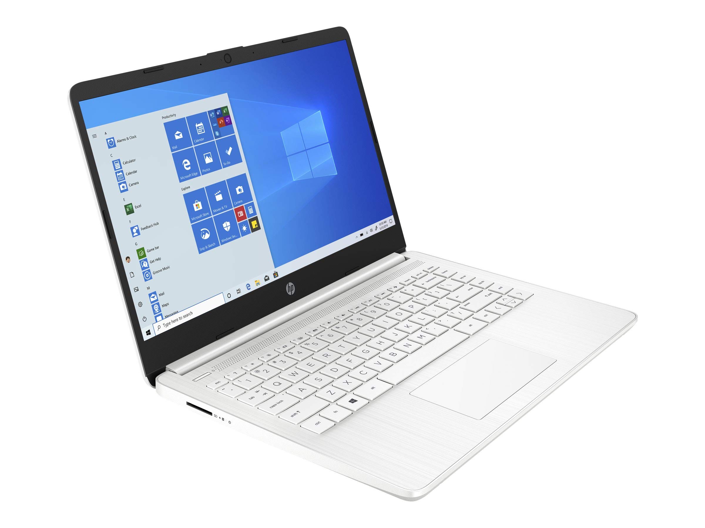 2022 Newest HP 14" HD Laptop Light-Weight, AMD 3020e(Up to 2.6GHz), 8GB RAM, 128GB SSD + 64GB eMMC, 1 Year Office 365, WiFi, Bluetooth 5, USB Type-A&C, HDMI, Webcam w/Ghost Manta Accessories (Renewed)