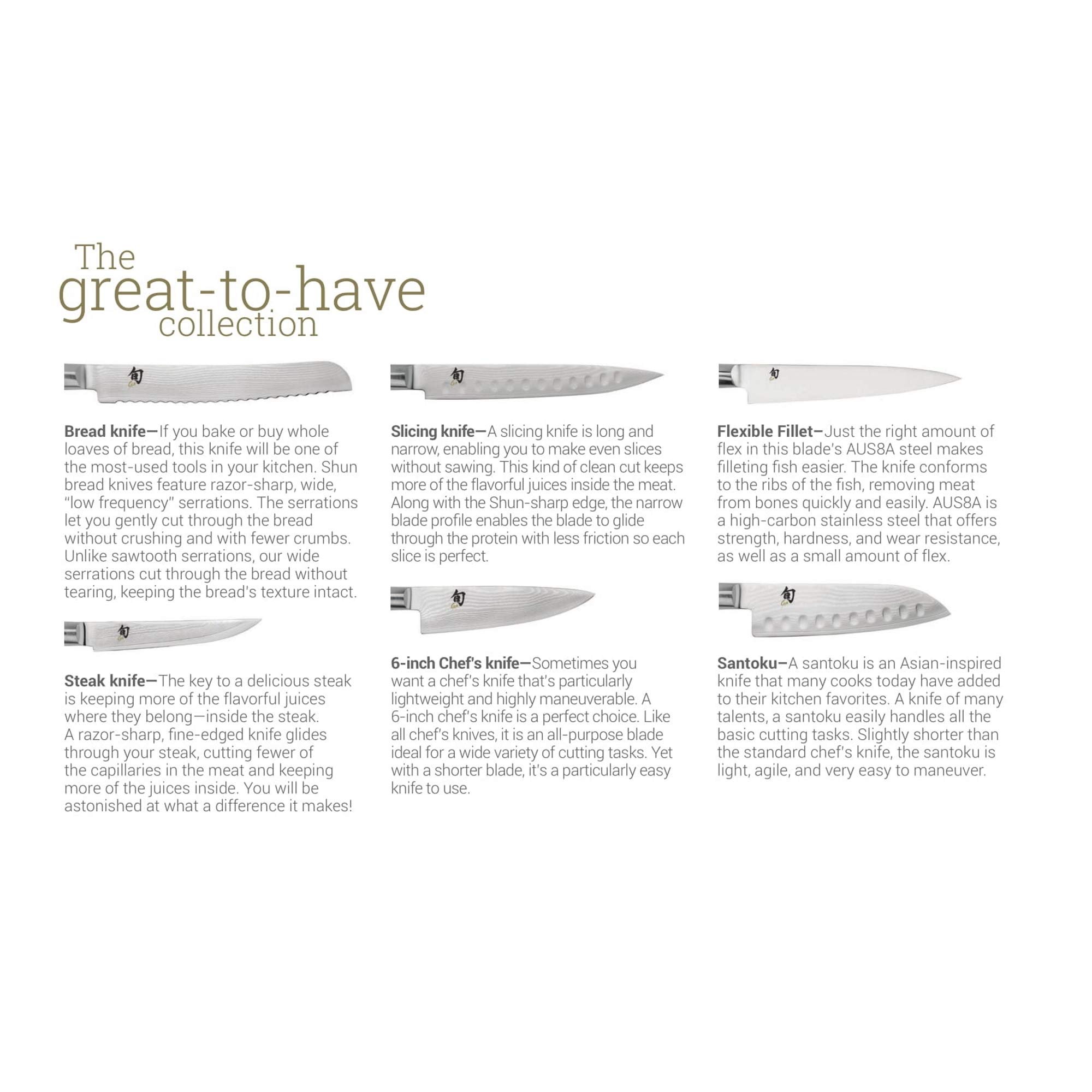 Shun Cutlery Premier Utility Knife 6.5", Narrow, Straight-Bladed Kitchen Knife Perfect for Precise Cuts, Ideal for Preparing Sandwiches or Trimming Small Vegetables, Handcrafted Japanese Knife