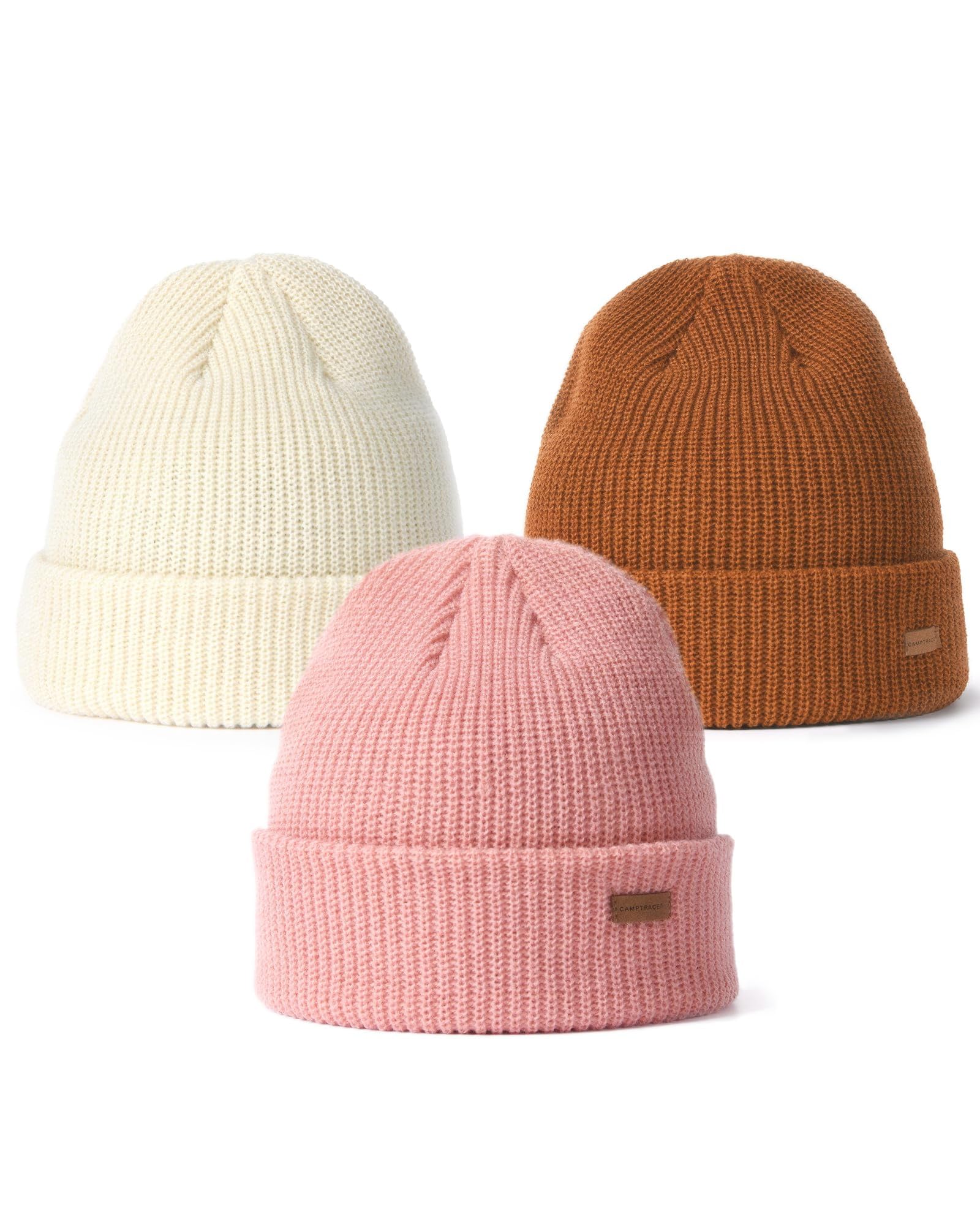 Camptrace Baby Beanie Toddler Infant Winter Hat with Double Layer Knit for Boys Girls