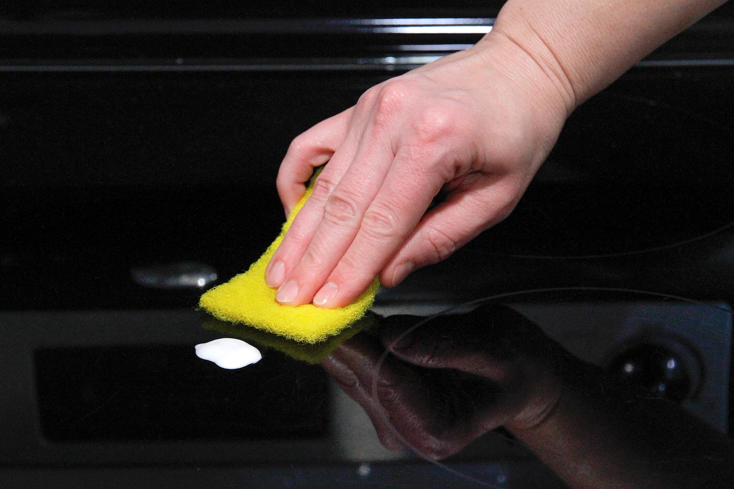 Cerama Bryte Scraper & Pad Combo Cooktop Tool, Blue