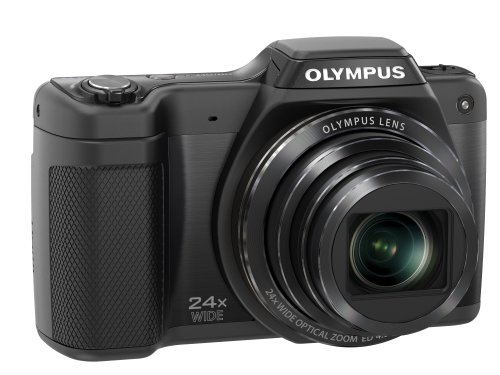 Olympus Stylus SZ-15 Digital Camera with 24x Optical Zoom and 3-Inch LCD (Black) (Old Model)