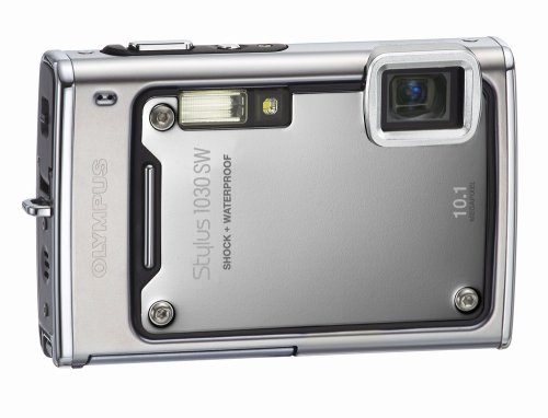 Olympus Stylus 1030SW 10.1MP Digital Camera with 3.6x Optical Wide Angle Zoom (Silver)