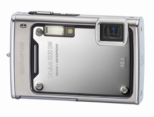 Olympus Stylus 1030SW 10.1MP Digital Camera with 3.6x Optical Wide Angle Zoom (Silver)