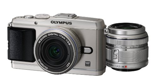 OLYMPUS mirror interchangeable lens PEN E-P3 twin lens kit silver E-P3 TKIT SLV - International Version (No Warranty)
