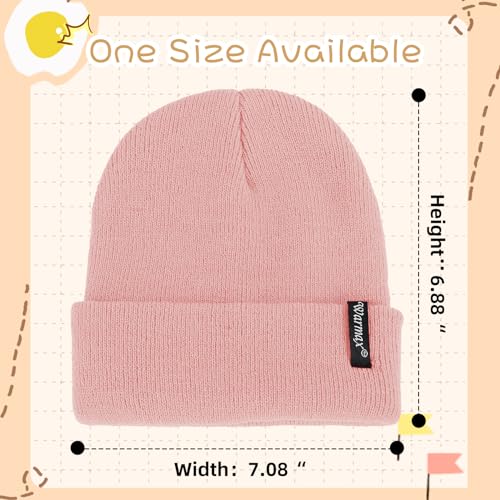 Durio Baby Beanies - Warm Knit Beanies for Boys & Girls, 6-36 Months, Cute Winter Hats in Navy