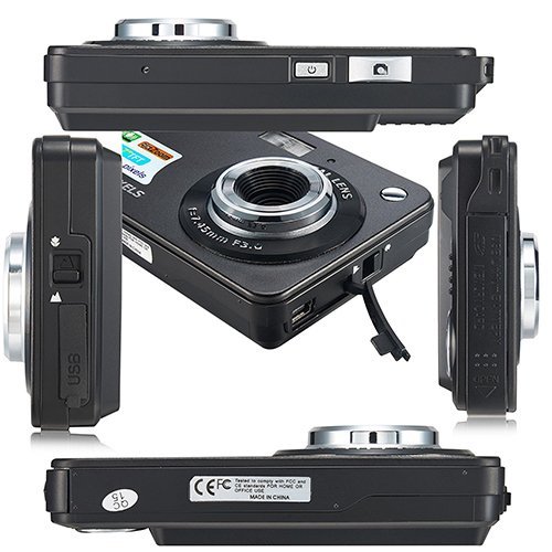 Digital Camera, AbergBest Mini Kids Digital Cameras for Teens with 8X Zoom HD 720P Compact Camera with LCD Screen for Students, Boys, Girls, Kids