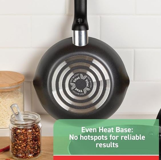 T-fal B36290 Specialty Nonstick 5 Quart Jumbo Cooker Saute Pan with Glass Lid, Black