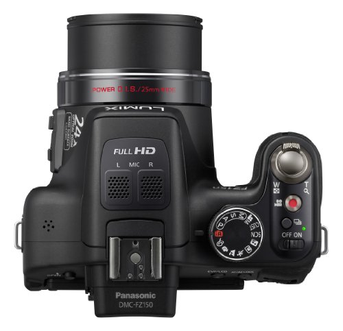 Panasonic DMC-FZ150K 12.1 MP Digital Camera with CMOS Sensor and 24x Optical Zoom (Black) (Discontinued by Manufacturer)