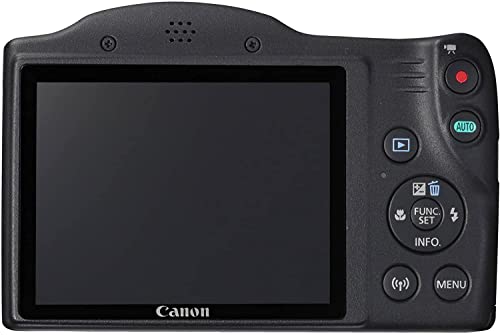 Canon PowerShot SX420 is Wi-Fi Digital Camera (Black) with 128GB Card + Case + Flash + Battery + Charger + Tripod + Kit (Renewed)