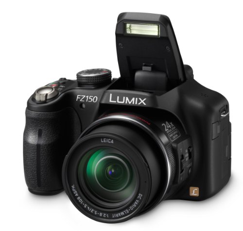 Panasonic DMC-FZ150K 12.1 MP Digital Camera with CMOS Sensor and 24x Optical Zoom (Black) (Discontinued by Manufacturer)