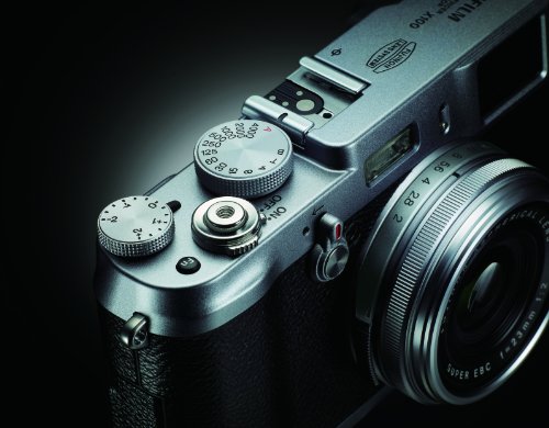 FUJIFILM FinePix X100 APS-C CMOS EXR Digital Camera with 23mm Fujinon Lens and 2.8-Inch LCD - International Version (No Warranty)