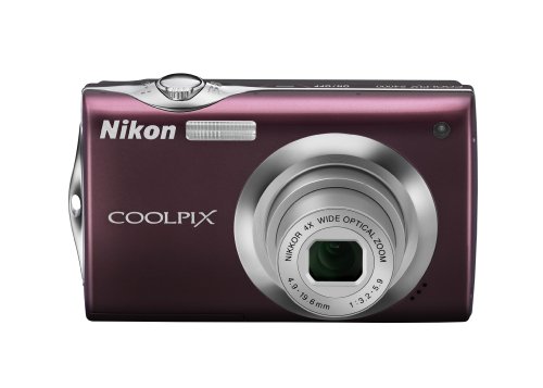 Nikon Coolpix S4000 12.0MP Digital Camera with 4x Optical Vibration Reduction (VR) Zoom and 3.0-Inch Touch-Panel LCD (Plum)