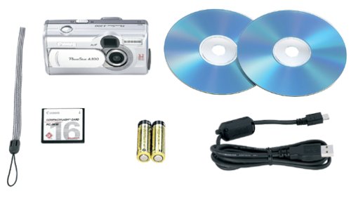 Canon PowerShot A300 3.2MP Digital Camera with 5.1x Digital Zoom