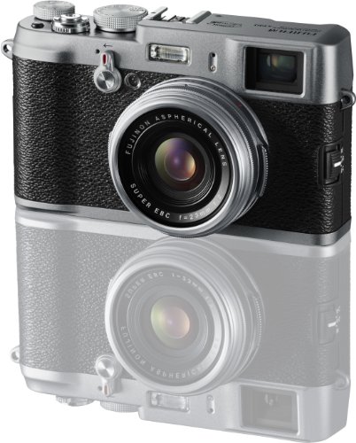 FUJIFILM FinePix X100 APS-C CMOS EXR Digital Camera with 23mm Fujinon Lens and 2.8-Inch LCD - International Version (No Warranty)
