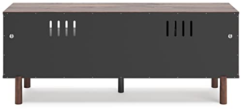 Signature Design by Ashley Calverson Rustic Medium TV Stand Fits TVs up to 63", Brown