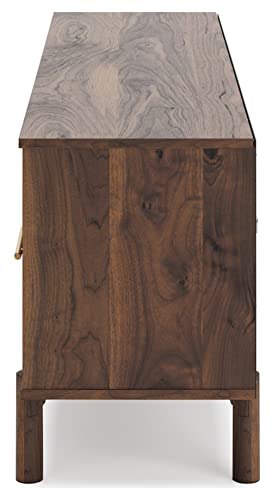 Signature Design by Ashley Calverson Rustic Medium TV Stand Fits TVs up to 63", Brown