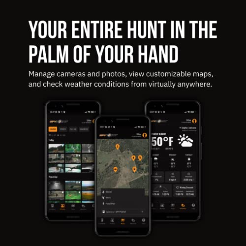 SPYPOINT Flex Dual-Sim Cellular Trail Camera 33MP Photos 1080p Videos with Sound and On-Demand Photo/Video Requests - GPS Enabled with Bundle Options (1 PK, Classic Bundle)