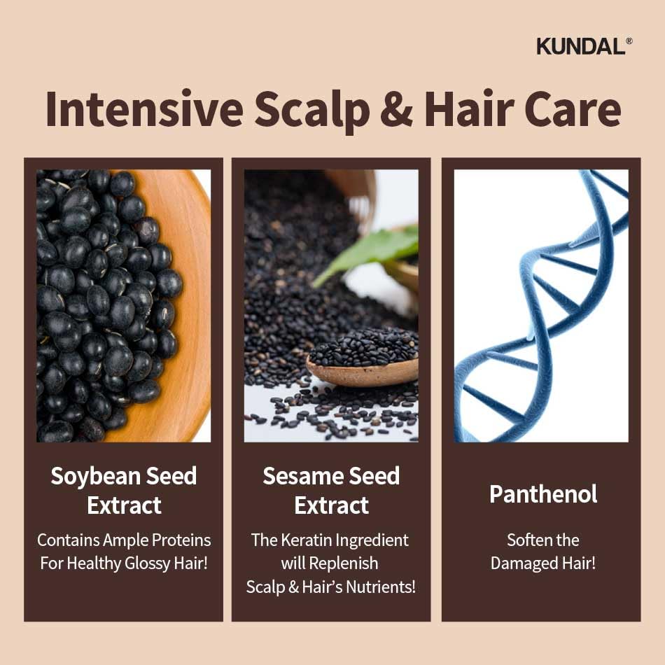 KUNDAL Blackberry Bay HONEY & MACADAMIA Hydro-Intensive Protein Premium Nature Shampoo & Treatment Set