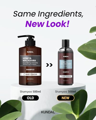 KUNDAL Blackberry Bay HONEY & MACADAMIA Hydro-Intensive Protein Premium Nature Shampoo & Treatment Set