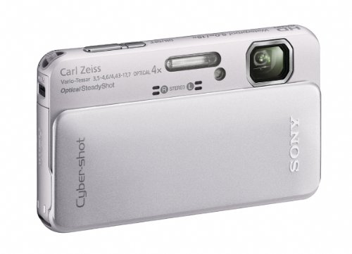 Sony Cyber-Shot DSC-TX10 16.2 MP Waterproof Digital Still Camera with Exmor R CMOS Sensor, 3D Sweep Panorama, and Full HD 1080/60i Video (Silver)
