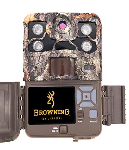 Browning Recon Force Elite HP4 Trail Camera with Card Reader, Reinforced Strap, and Spudz Microfiber Cloth Screen Cleaner