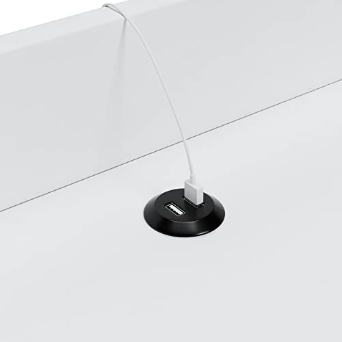 Signature Design by Ashley Blariden Modern Accent or End Table, White