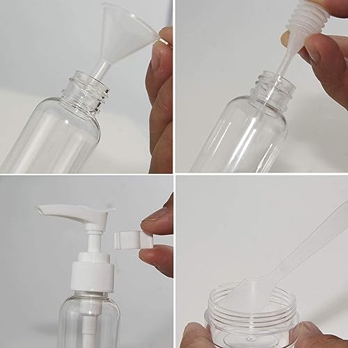 YICTEK Travel Size Bottles Kit for Toiletries, TSA Approved Silicone Travel Shampoo And Conditioner Bottles Set Leak Proof Squeezable Travel Accessories for Toilietries