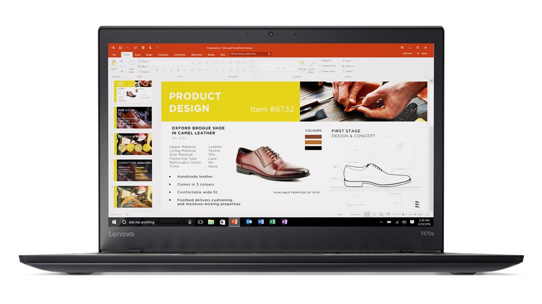 Lenovo Thinkpad T470s Business Laptop - 20HF0012US (14 FHD, i5-7300U 2.6GHz, 8GB DDR4 RAM, 256GB SSD, Fingerprint Reader, Windows 10 Pro 64) (Renewed)