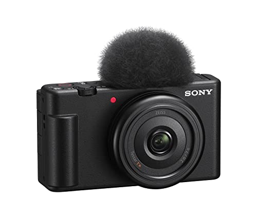 Sony ZV-1F Vlog Camera for Content Creators and Vloggers (Black) (Renewed)