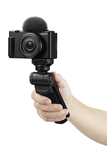 Sony ZV-1F Vlog Camera for Content Creators and Vloggers (Black) (Renewed)
