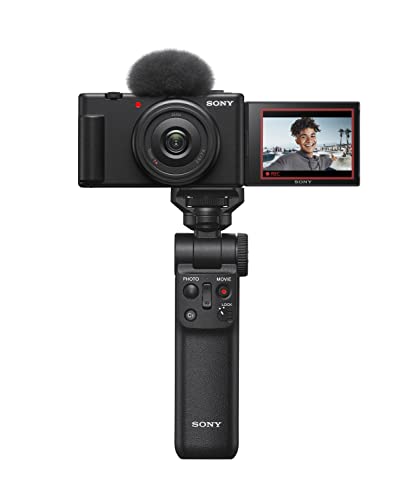 Sony ZV-1F Vlog Camera for Content Creators and Vloggers (Black) (Renewed)