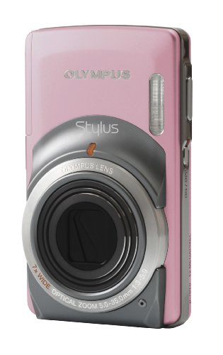 Olympus Stylus 7010 12MP Digital Camera with 7x Dual Image Stabilized Zoom and 2.7 inch LCD (Pink)