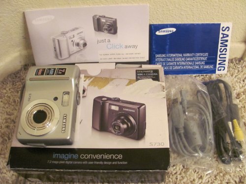 Samsung Digimax S730 7.2MP Digital Camera with 3x Optical Zoom (Silver)