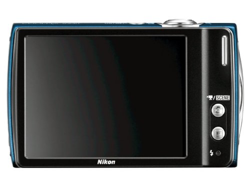 Nikon Coolpix S230 10MP Digital Camera with 3x Optical Zoom and 3 inch Touch Panel LCD (Night Blue)