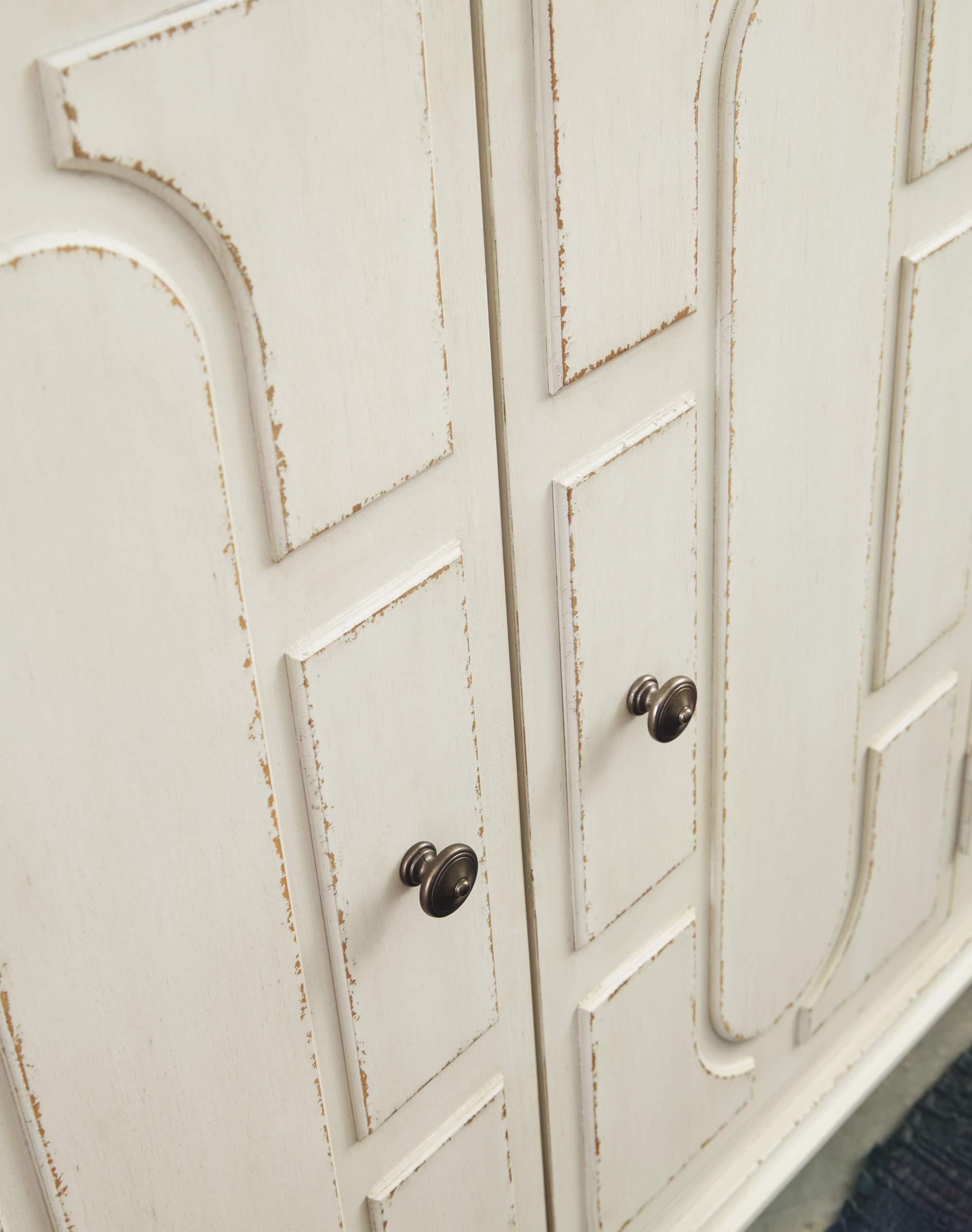 Signature Design by Ashley Roranville French Country Accent Cabinet or Server, White