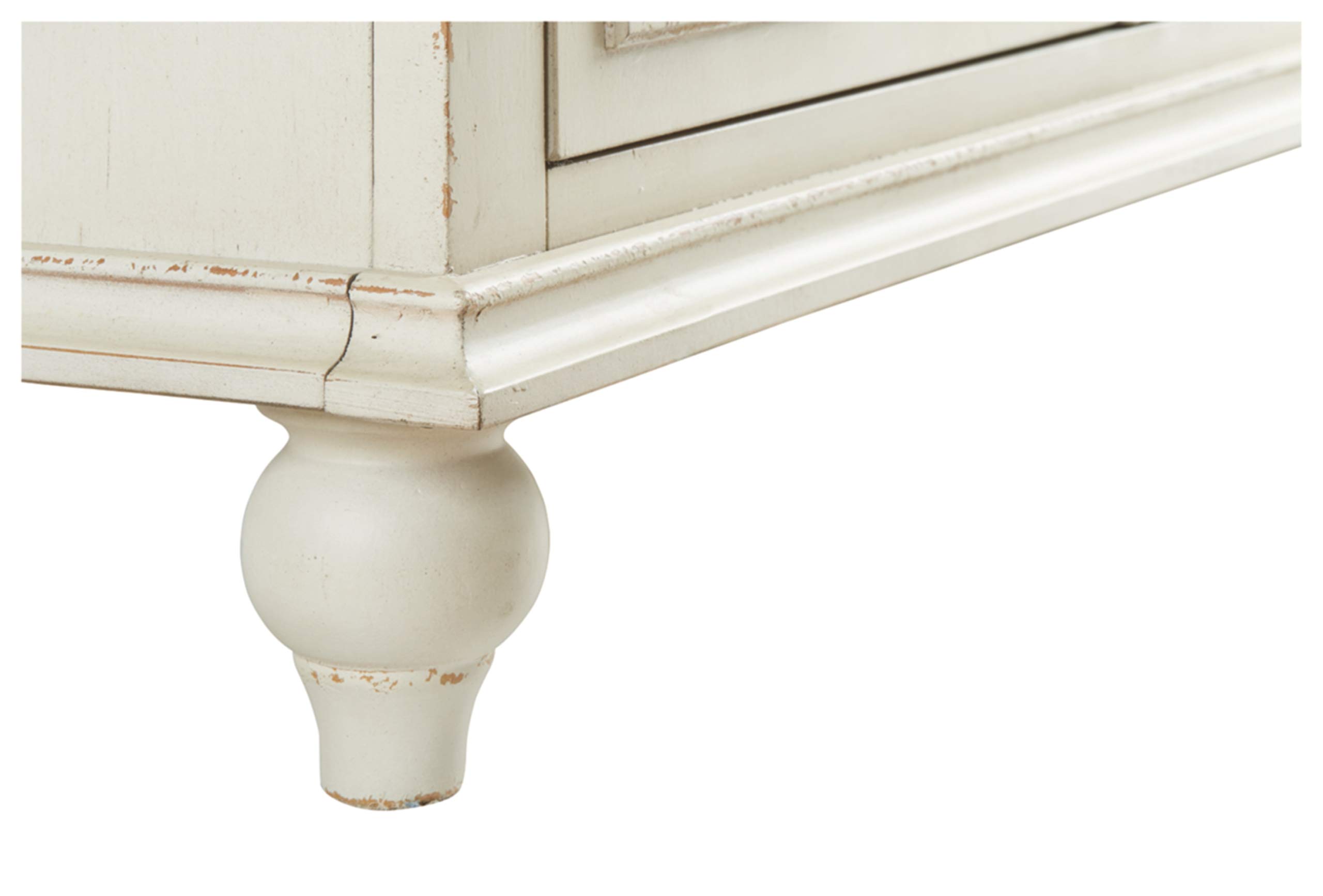 Signature Design by Ashley Roranville French Country Accent Cabinet or Server, White