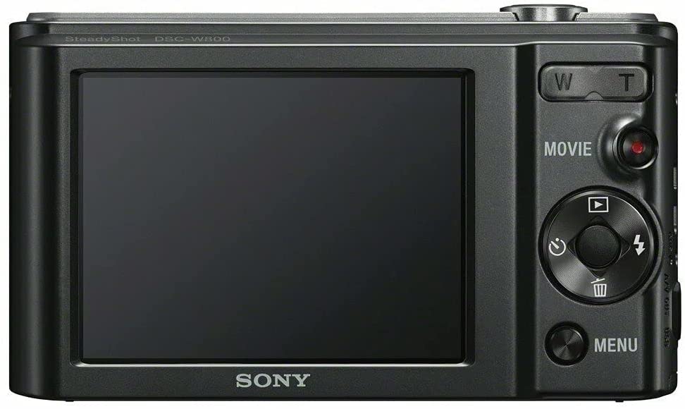 Sony W800/B 20.1 MP Digital Camera (Black) + 2X 32GB Memory Card Bundle