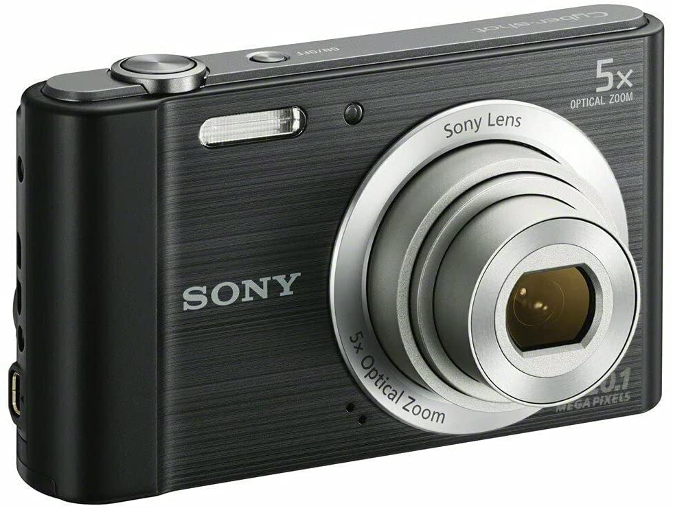 Sony W800/B 20.1 MP Digital Camera (Black) + 2X 32GB Memory Card Bundle