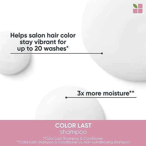Biolage Color Last Shampoo & Conditioner Set | Helps Protect Hair & Maintain Vibrant Color | For Color-Treated Hair | Paraben & Silicone-Free | Vegan