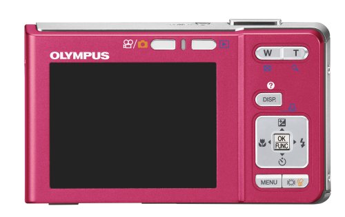Olympus FE360 8MP Digital Camera with 3x Optical Dual Zoom (Pink)
