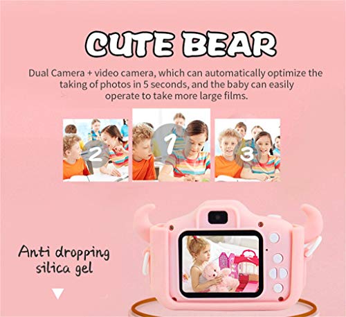 #D3E7x3 Camera 1080P Hd with 2 0 Inches Color Dual Selfie Video Game Children Camera