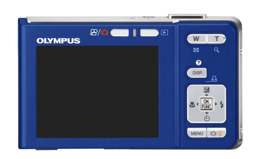 Olympus FE360 8MP Digital Camera with 3x Optical Dual Zoom (Blue)