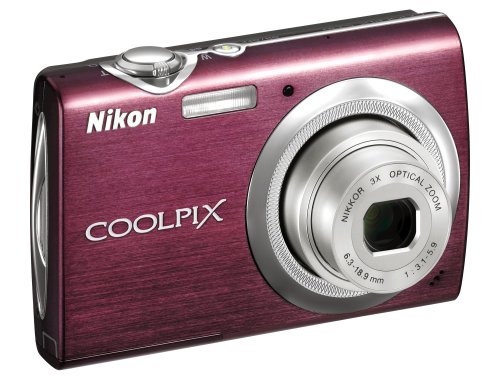 Nikon Coolpix S230 10MP Digital Camera with 3x Optical Zoom and 3 inch Touch Panel LCD (Plum)